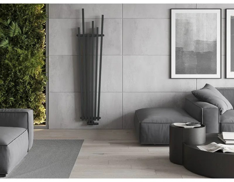 Mexen Omaha, topné těleso 1800x420 mm, 655 W, antracitová, W208-1800-420-00-66