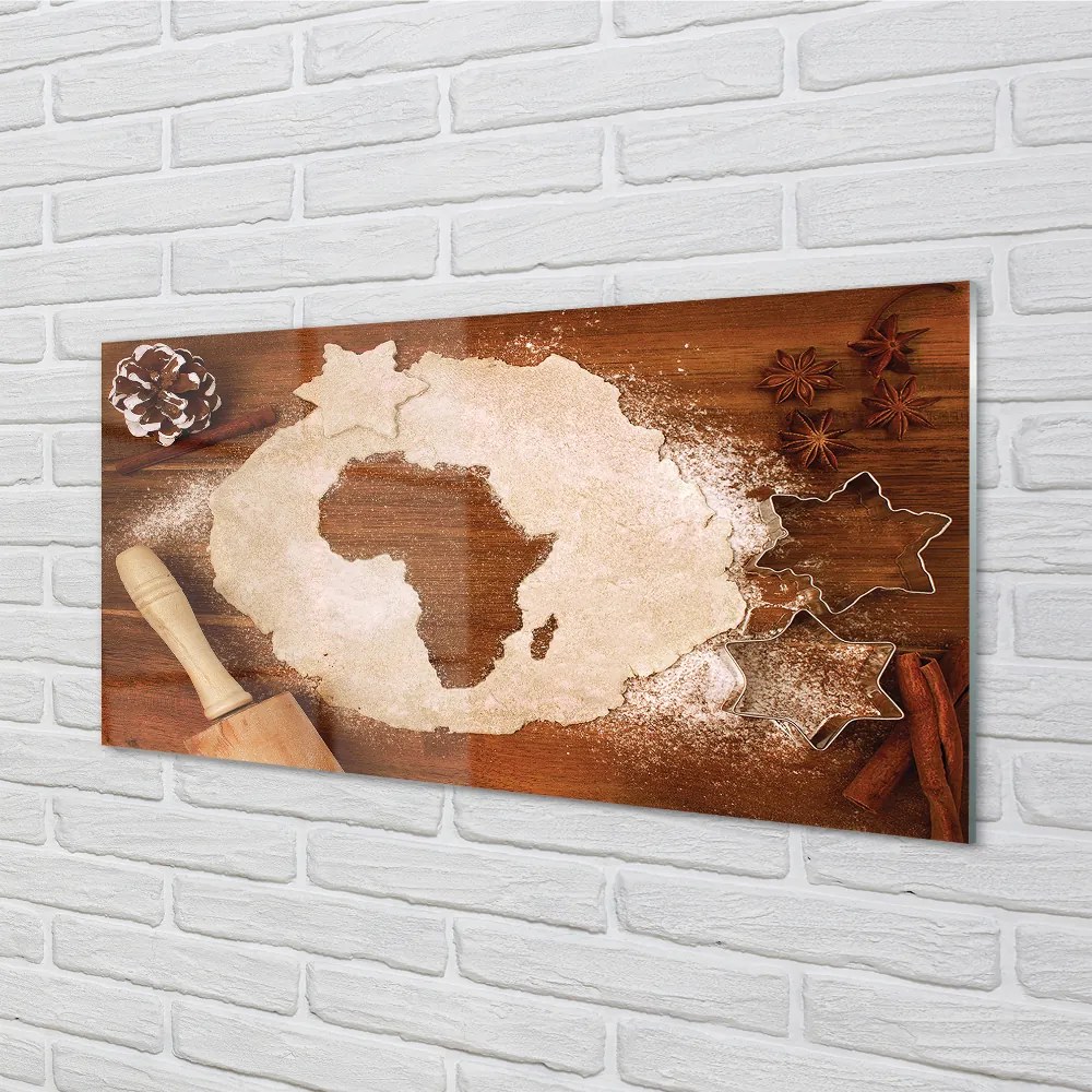 akrylový obraz Kuchyně pečivo válec Africa 100x50 cm