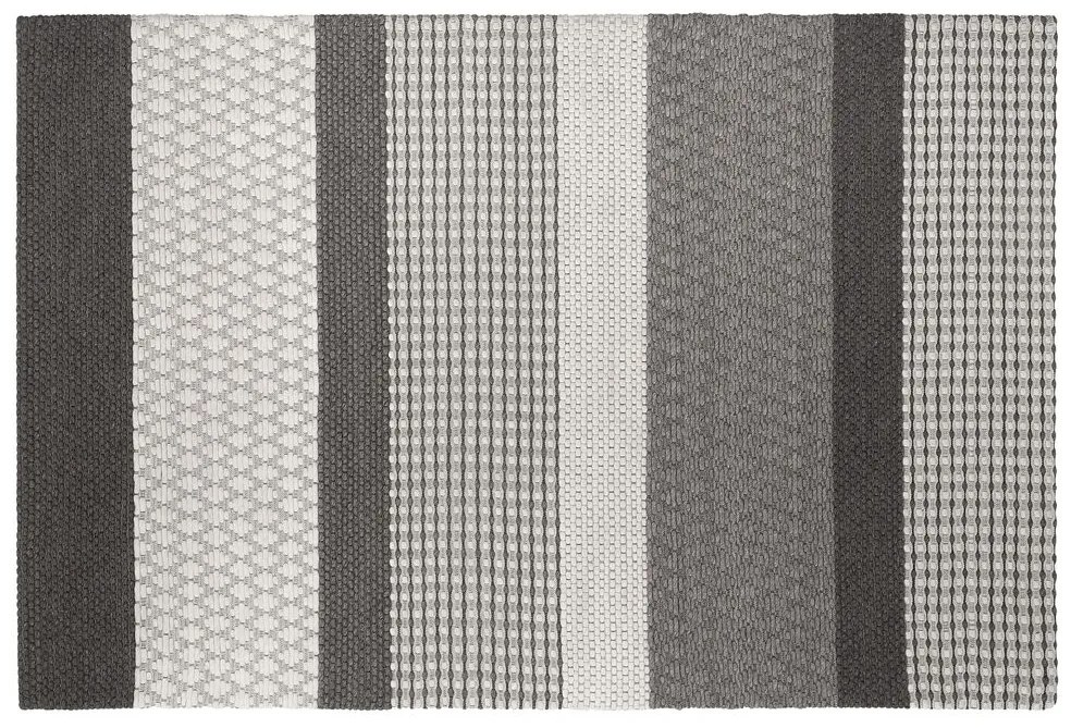 Vlněný koberec 140x200 cm šedý ZEYNE