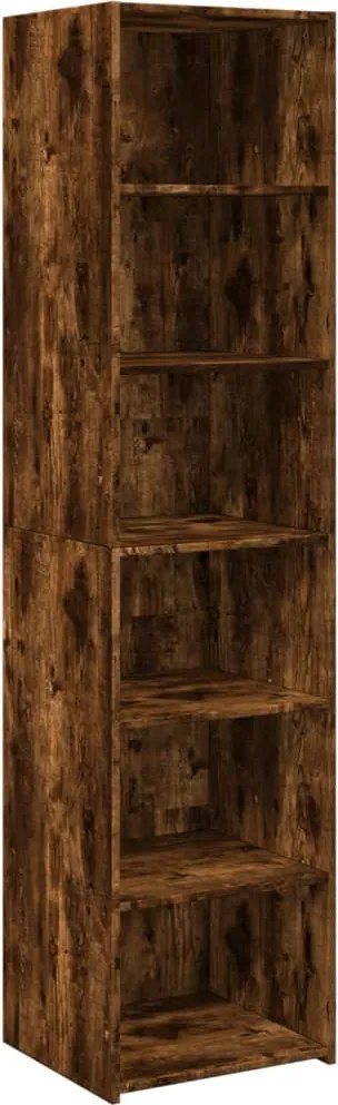 Skříň highboard kouřový dub 45 x 41 x 185 cm kompozitní dřevo 3281677