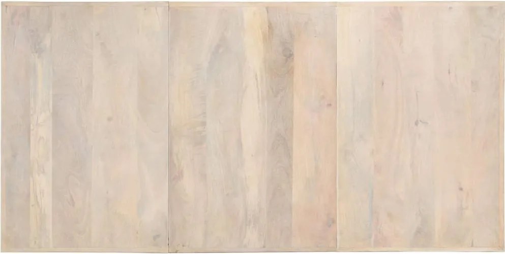 Jídelní stůl 180 x 90 x 76 cm masivní bělené mangovníkové dřevo 285964