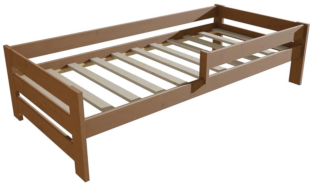 Vomaks Dětská postel se zábranou VMK006D KIDS Rozměr: 90 x 180 cm, Barva: bezbarvý lak