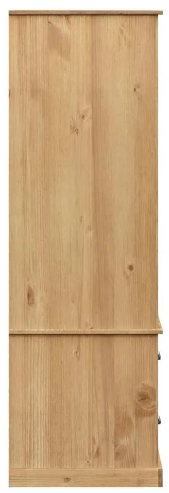 Šatní skříň VIGO - 90x55x76 cm - masivní borovice | přírodní