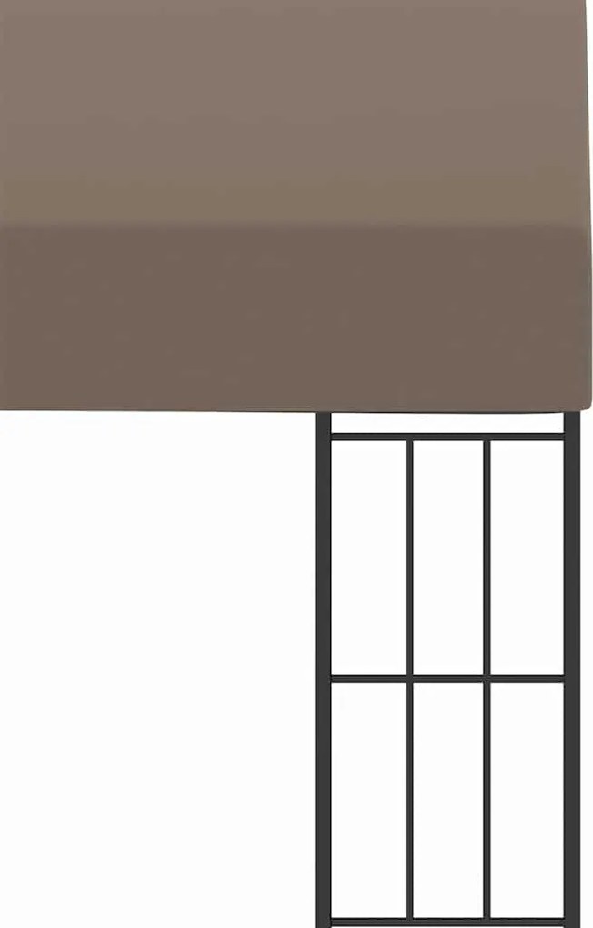 Altán ke zdi 3 x 3 m taupe textil 312260
