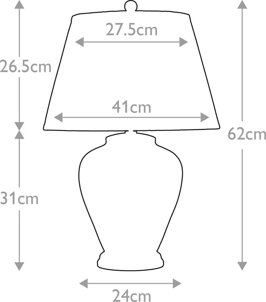 Stolní lampa Elstead Leaves 62 cm 1x E27 Zlatá bílá