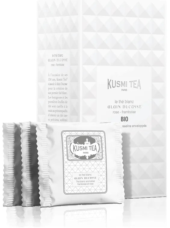 Kusmi Tea Porcovaný bílý čaj Alain Ducasse Bio, 24 sáčků 21687A1170