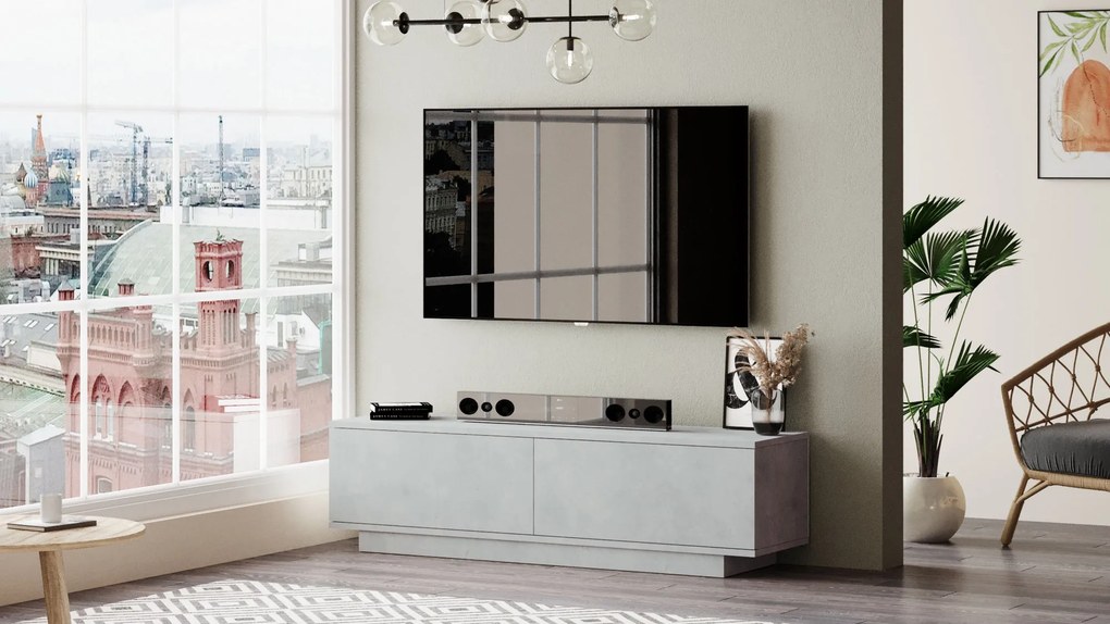 Kalune design Dřevěný TV stolek FN světlý 956LCS1623