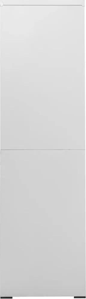 vidaXL Kancelářská skříň 90 x 46 x 164 cm ocel [336299] Barva: Bílá