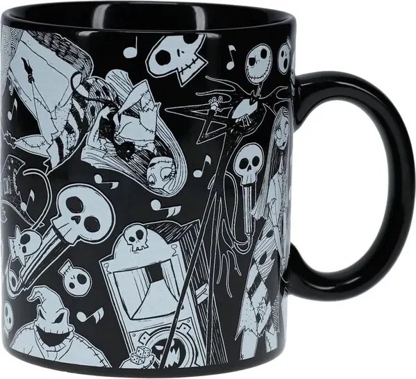 Hrnek Nightmare Before Christmas 550 ml (svítí ve tmě) (king size)