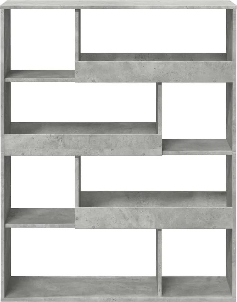 Dělicí stěna betonově šedá 100 x 33 x 125,5 cm kompozitní dřevo 3309486