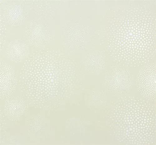 Vliesové tapety na zeď Messina kolečka krémově perleťové