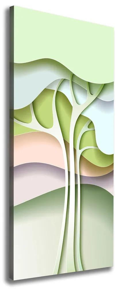 Wallmuralia Foto obraz na plátně Abstraktní strom 50x125 cm