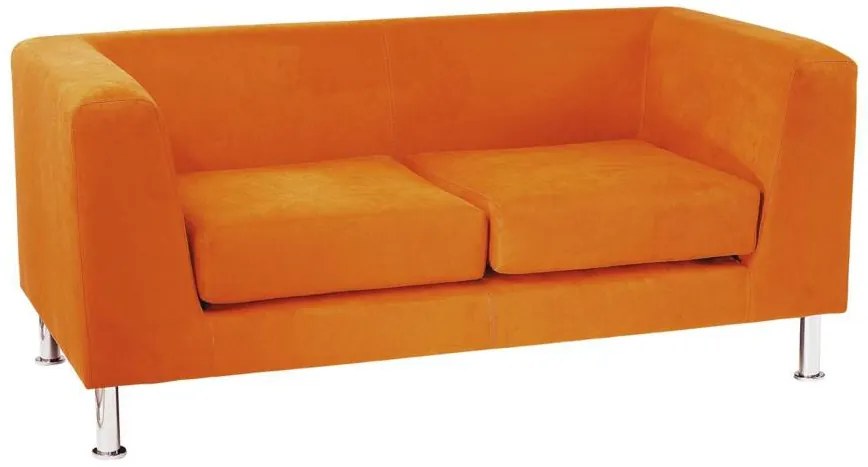 ANTARES Notre Dame 102 - Dvoumístné sofa  - koženka oranžová