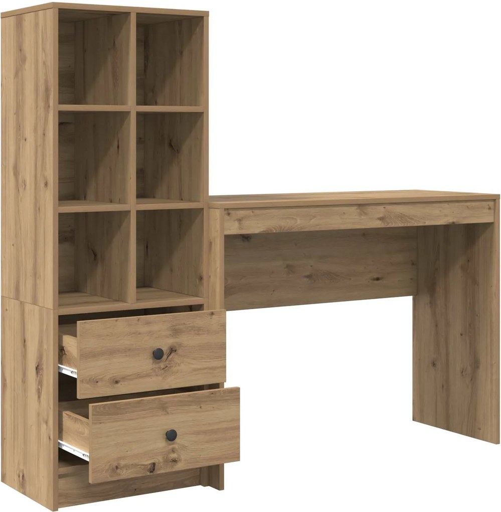 Stůl Artisanový dub 145,5 x 40 x 127 cm 2 ks 3337336