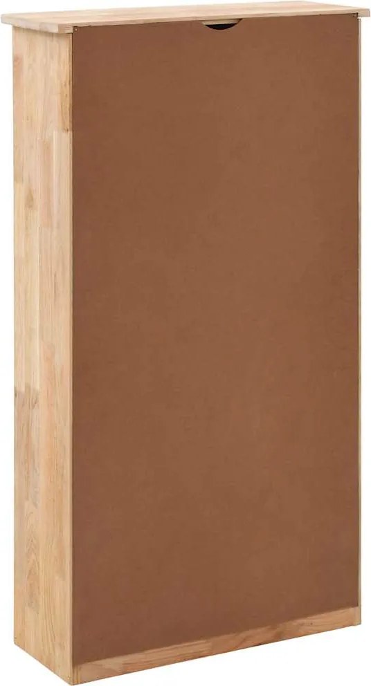 Botník 55 x 20 x 104 cm masivní ořechové dřevo 247600