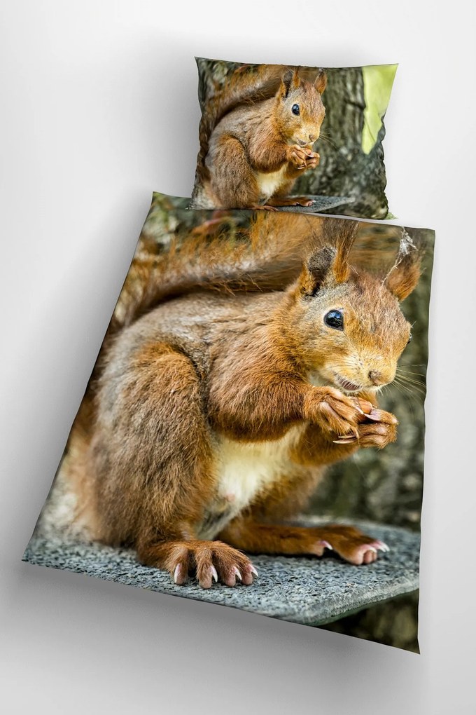 3d povlečení s veverkou - Sciuro Sciuro 140x200 cm