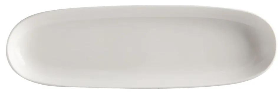 Bílý porcelánový servírovací talíř Maxwell &amp; Williams Basic, 40 x 12,5 cm