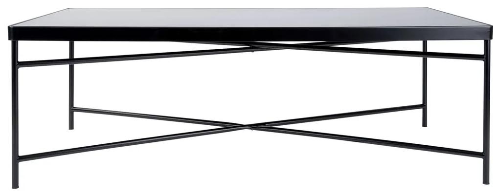 Konferenční obdélníkový skleněný stolek Smooth Square 120x60 cm Leitmotiv