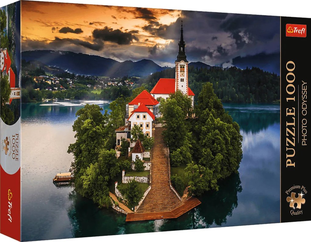 TREFL PUZZLE PREMIUM Photo Odyssey Jezero Bled 68x48cm 1000 dílků tr10797