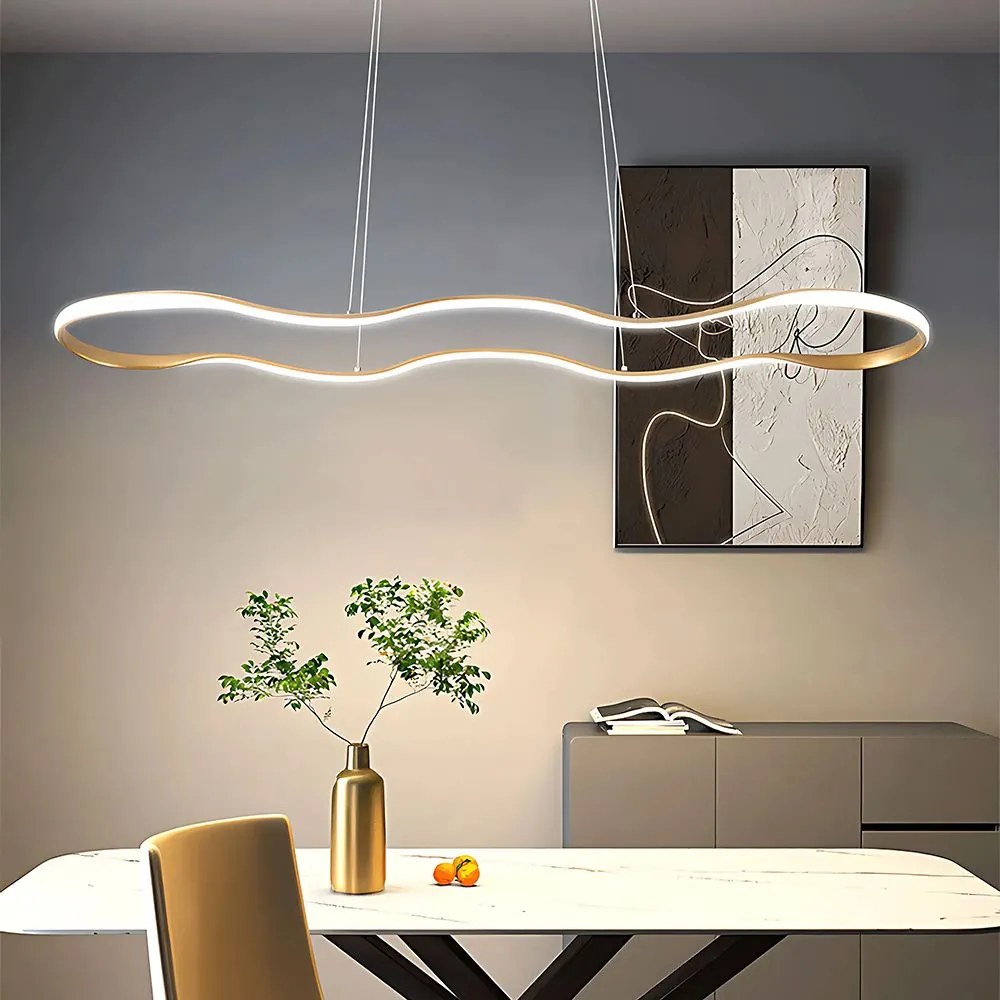 Toolight Závěsné LED osvětlení E1 LHJ028-CP zlaté
