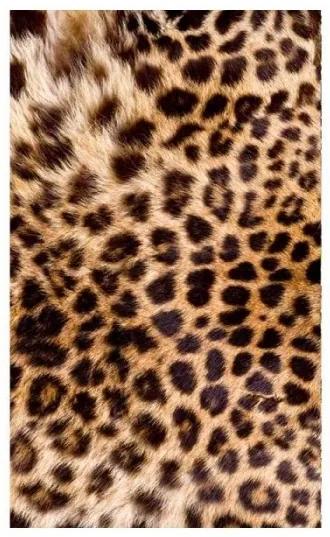 DIMEX | Vliesová fototapeta na zeď Leopardí kůže MS-2-0184  | 150 x 250 cm | černá, hnědá