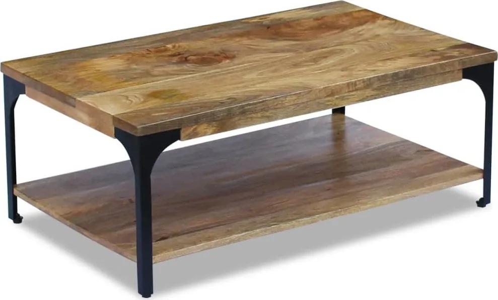 vidaXL Konferenční stolek z mangovníkového dřeva 100x60x38 cm [243341]