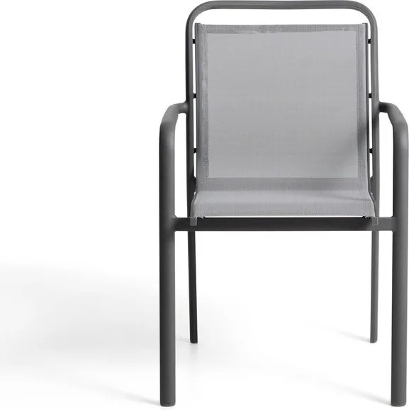 Tmavě šedá zahradní židle Luri – Kave Home