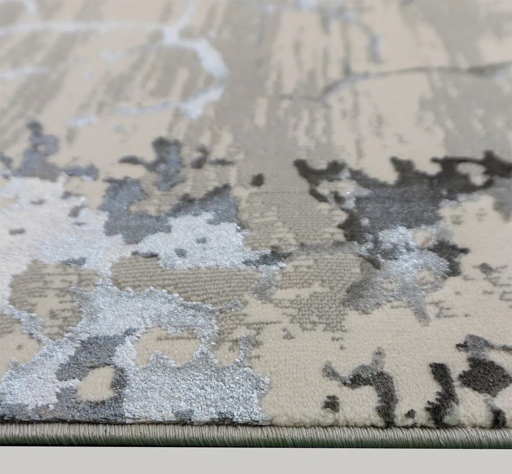 BE Koberec Allianz 6308 GREY - šedý obdélníkový Rozměr: 60x100 cm