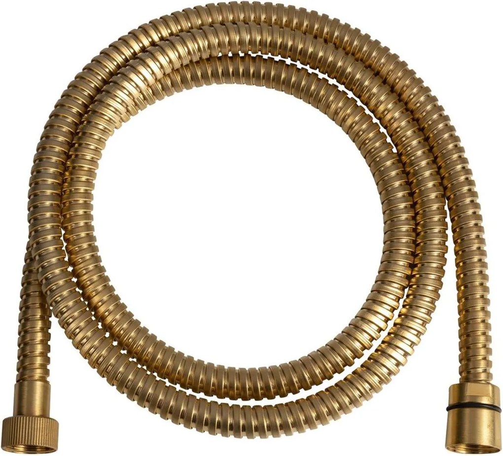 Sapho Powerflex - Sprchová hadice, 150 cm, matná zlatá FLE1019