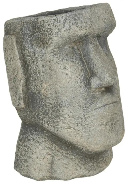 Květináč v designu hlavy muže Johanneke – 11x10x16 cm