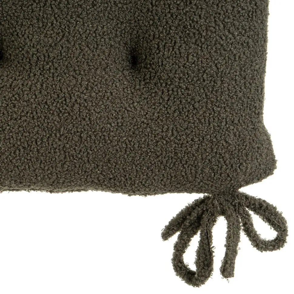 Podsedák z materiálu bouclé 40x40 cm Sherpa Bouclé – Casa Selección