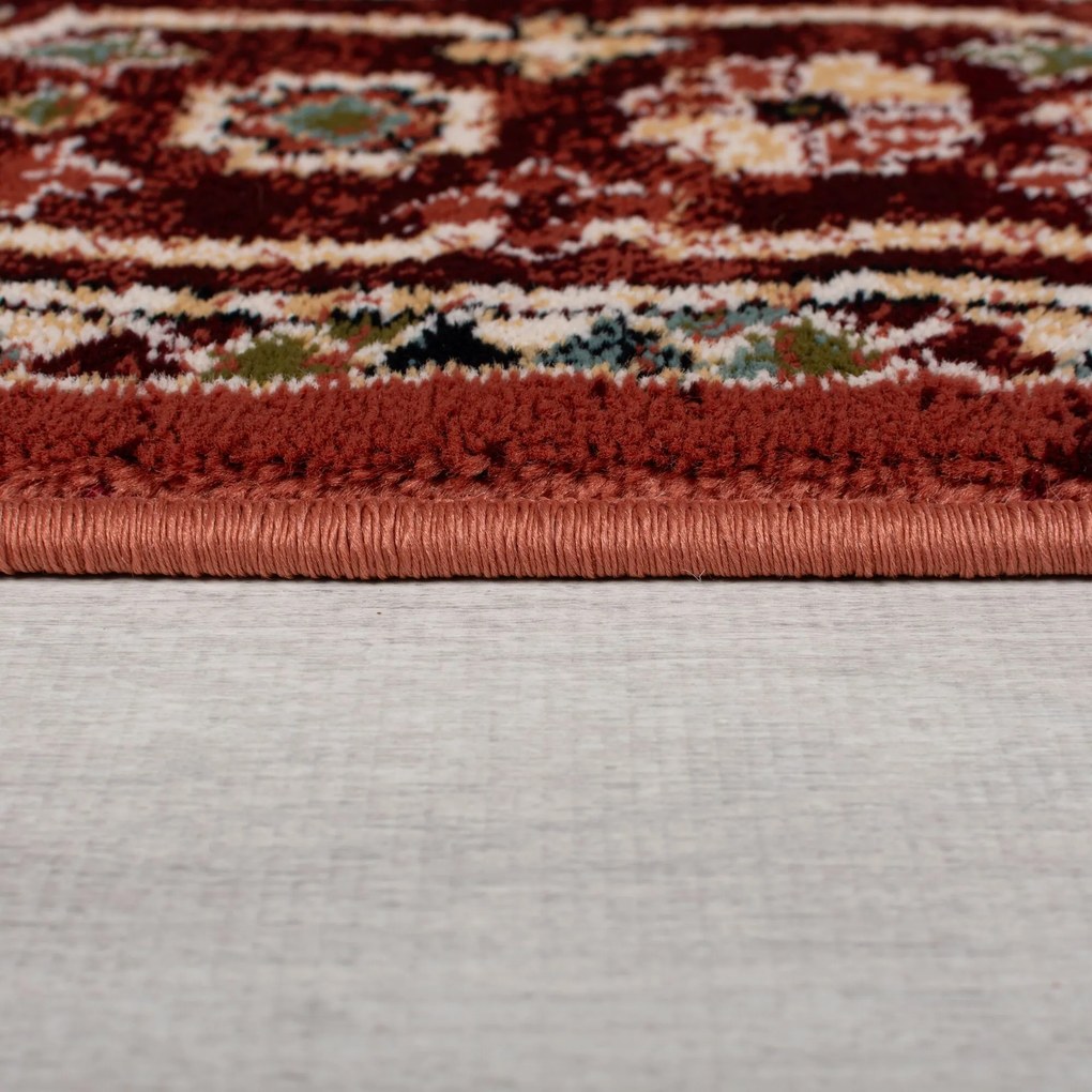 Flair Rugs, Běhoun Sincerity Royale Gillingham Red, 60x230, červená, chodba / předsíň