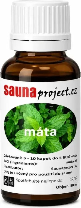 Saunaproject esence do sauny máta 50ml