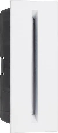 NV 9026120 Venkovní zapuštěné svítidlo do zdi AIZEN bílý hliník a čiré sklo LED 3W 3000K 600mA 100-240V 148st. IP54 - NOVA LUCE