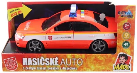 Hasičské osobní auto s českým hlasem 24 cm