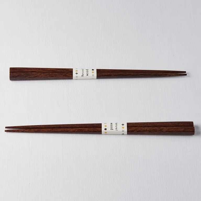 MIJ Jídelní hůlky Chopsticks hnědé