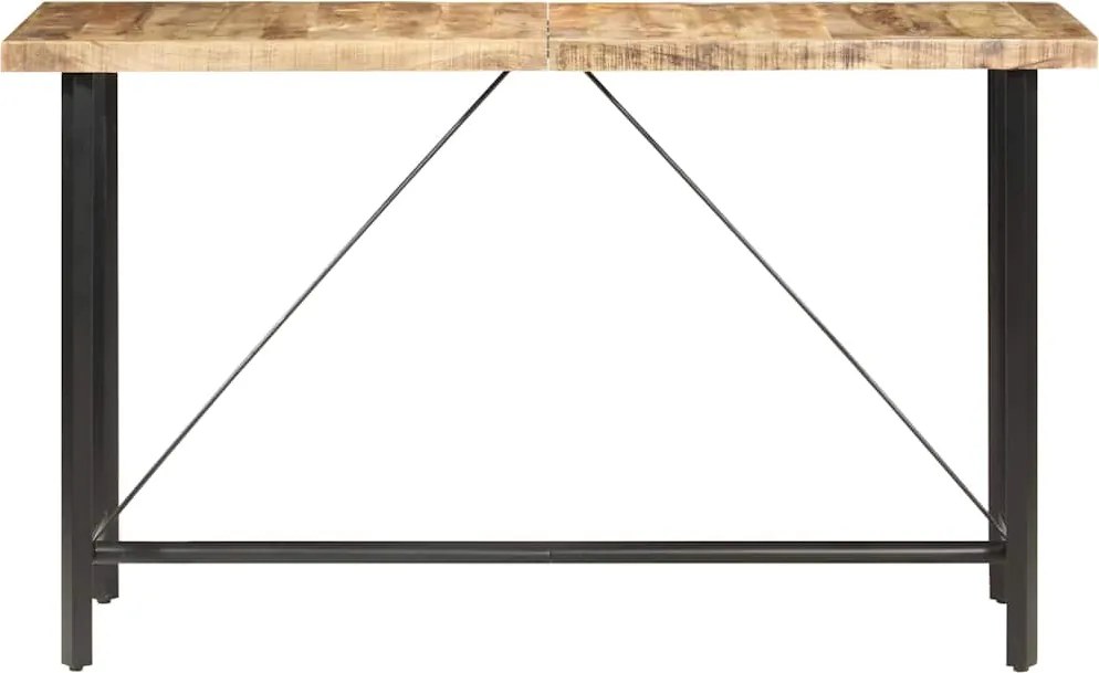 Barový stůl 180 x 70 x 107 cm hrubé mangovníkové dřevo 286613