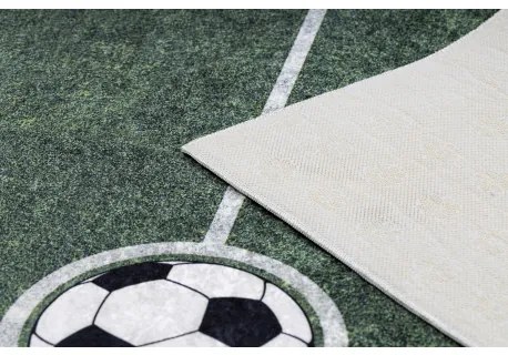 Dywany Luszczow Dětský kusový koberec BAMBINO 2138 pratelný Hřiště, fotbal, protiskluz, zelený Rozměr koberce: 140 x 190 cm