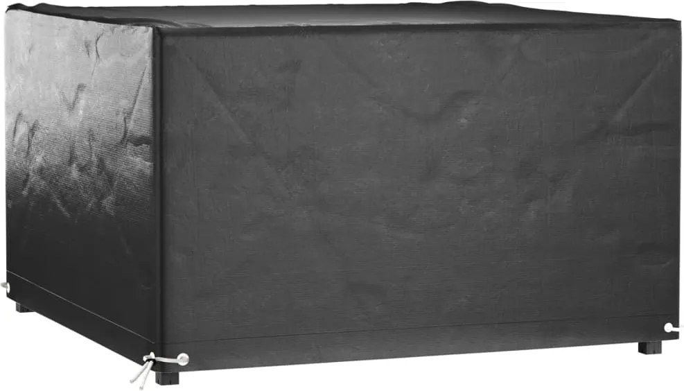 Plachty na zahradní nábytek 2 ks s 8 očky 125x125x75 cm čtverec 3155342
