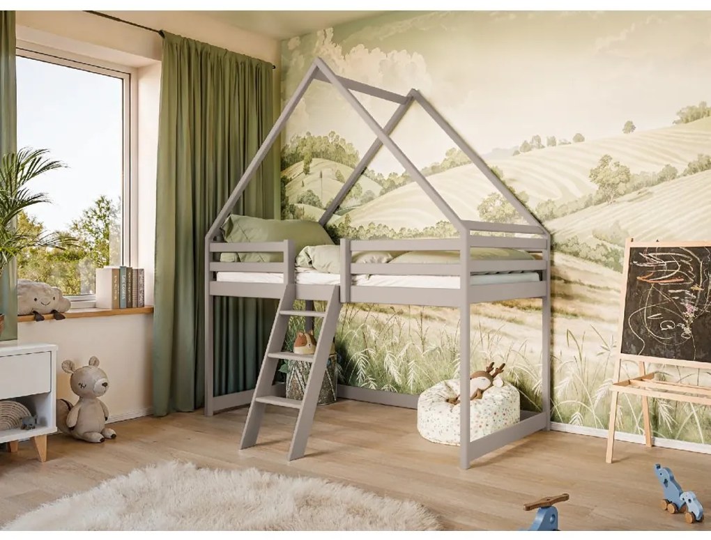 Legno Dětská patrová postel Moon kašmír Rozměr (cm): 80x180