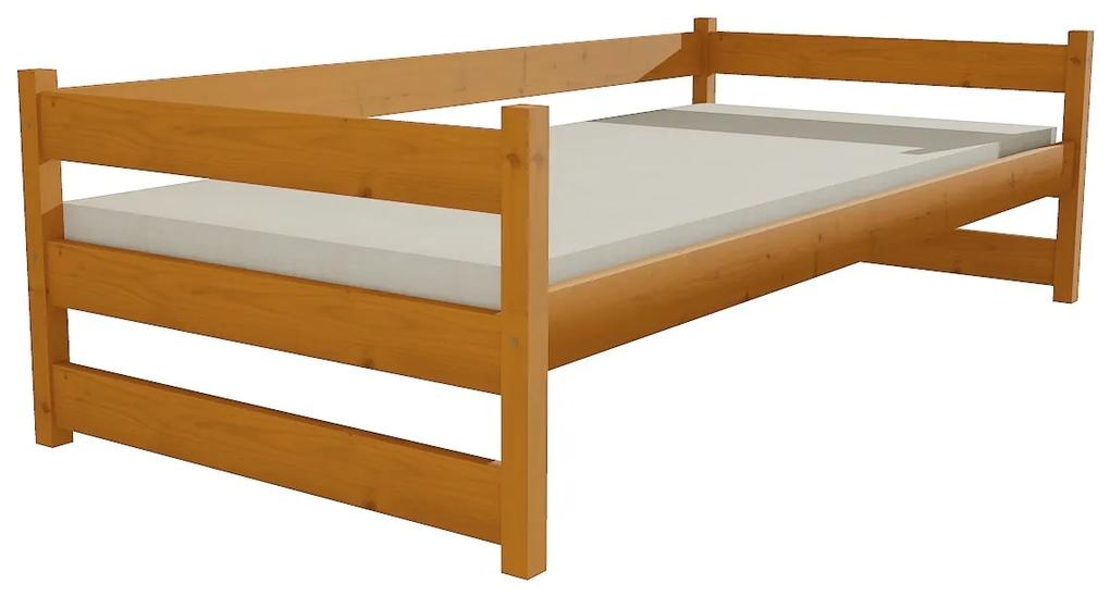 Dětská postel masiv 023 borovice masiv 90 x 190 cm olše