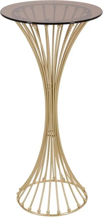 Designový odkládací stolek Xylander 40 cm zlatý