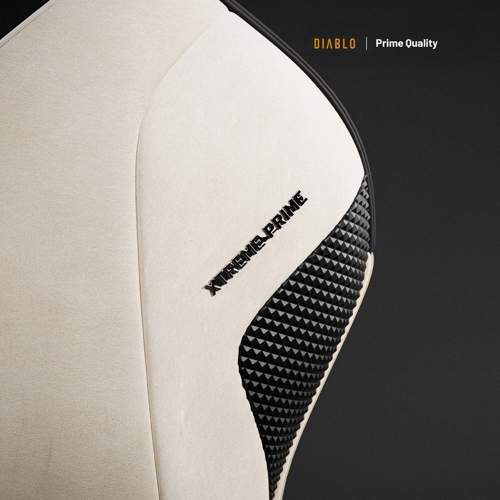 Herní židle Normal Size, béžový-černý: Diablo X-One Prime Desert Storm