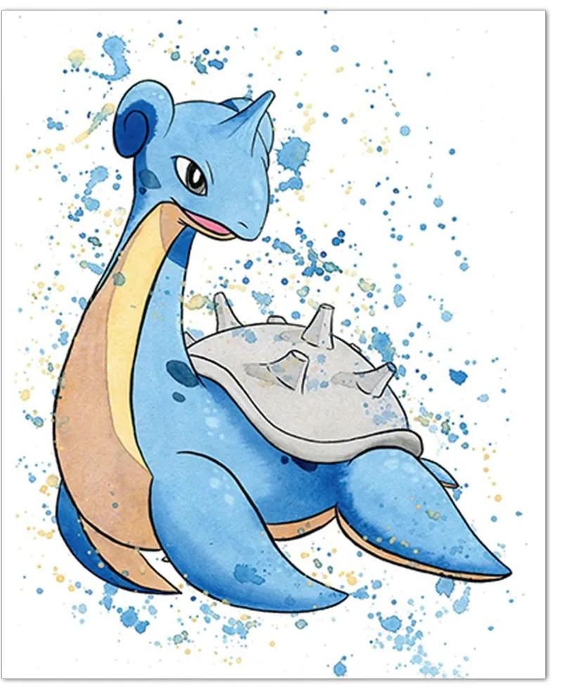 Obraz s motivem Pokémon - 4 rozměry Rozměr: 30x40 cm, Varianta: Lapras