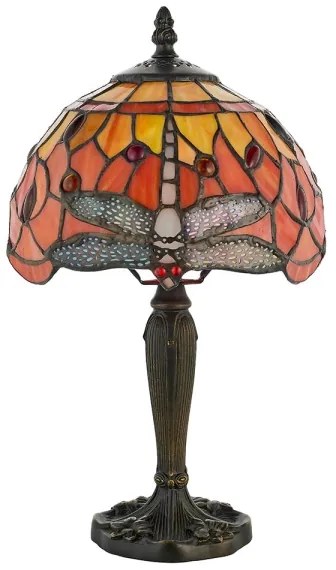 Endon 64091 - Stolní lampa Tiffany DRAGONFLY 1xE14/40W/230V pr. 20 cm