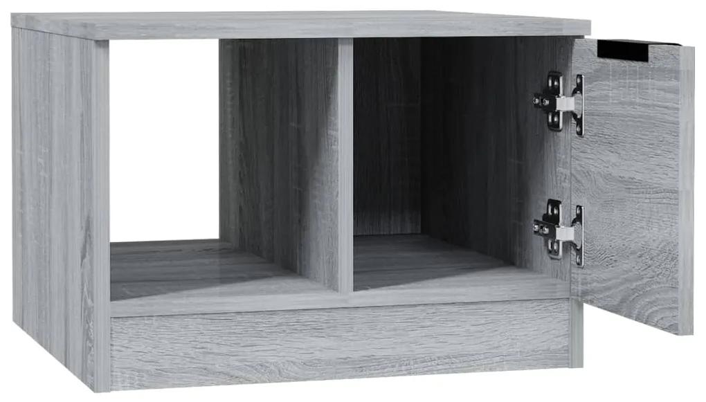 Konferenční stolek šedý sonoma 50 x 50 x 36 cm kompozitní dřevo - Default Title