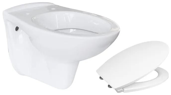Mereo WC závěsný klozet vč. sedátka CSS114S - VSD74S