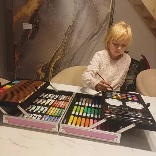 Velká malířská sada 144 ks + kufr