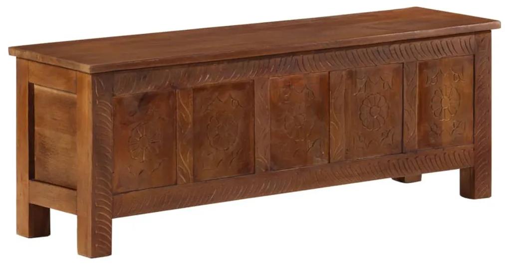 vidaXL Úložný box 110 x 30 x 40 cm masivní mangovníkové dřevo
