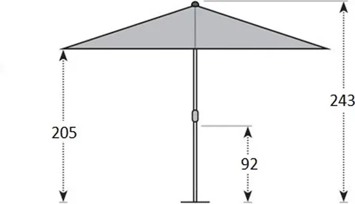 Doppler Gastro Magic Junior 200 x 200 cm přírodní